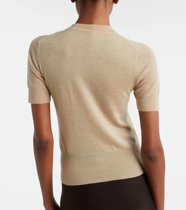 JOSEPH Cashair Cashmere Top - Beige