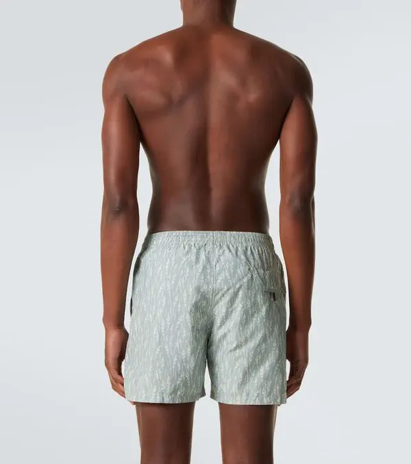 Canali Printed Swim Trunks