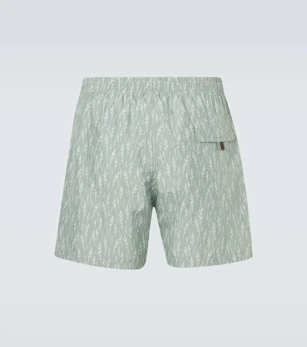 Canali Printed Swim Trunks