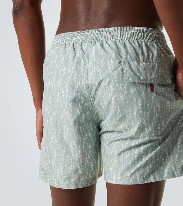 Canali Printed Swim Trunks