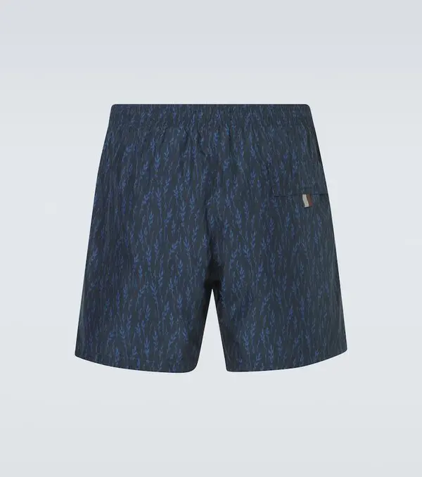 Canali Printed Swim Trunks