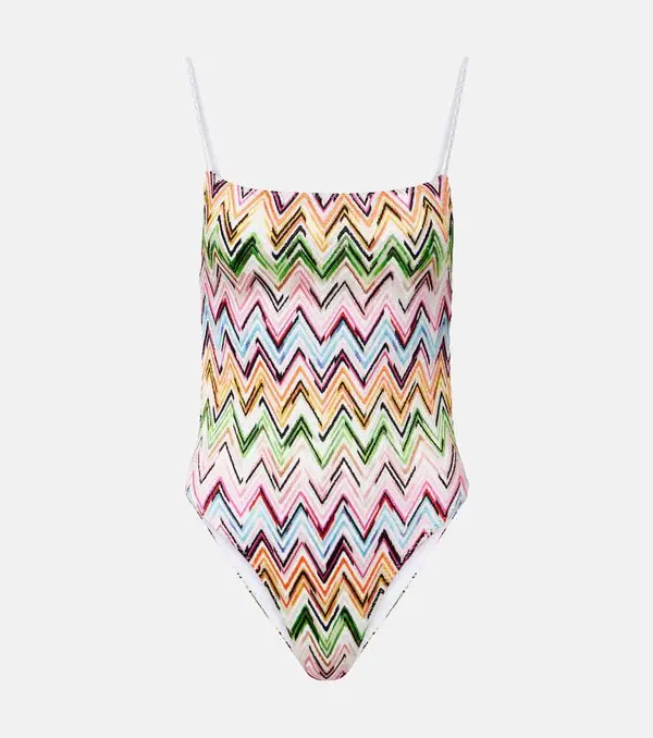 Missoni Zigzag One-piece Swimsuit - Multicoloured