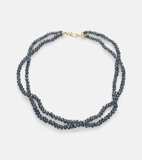Ileana Makri Beaded Kyanite Necklace - Blue