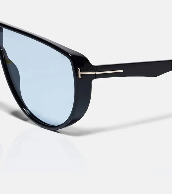 TOM FORD Achilles Aviator Sunglasses