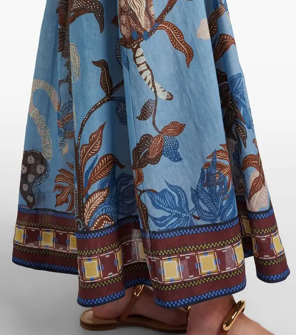 ALEMAIS Alémais Georgie Printed Beach Dress