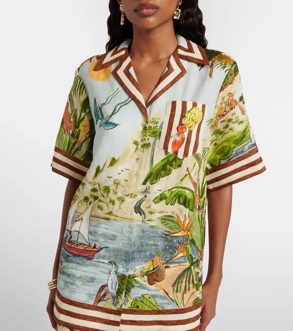 ALEMAIS Alémais Toucan Tango Printed Shirt - Multicoloured