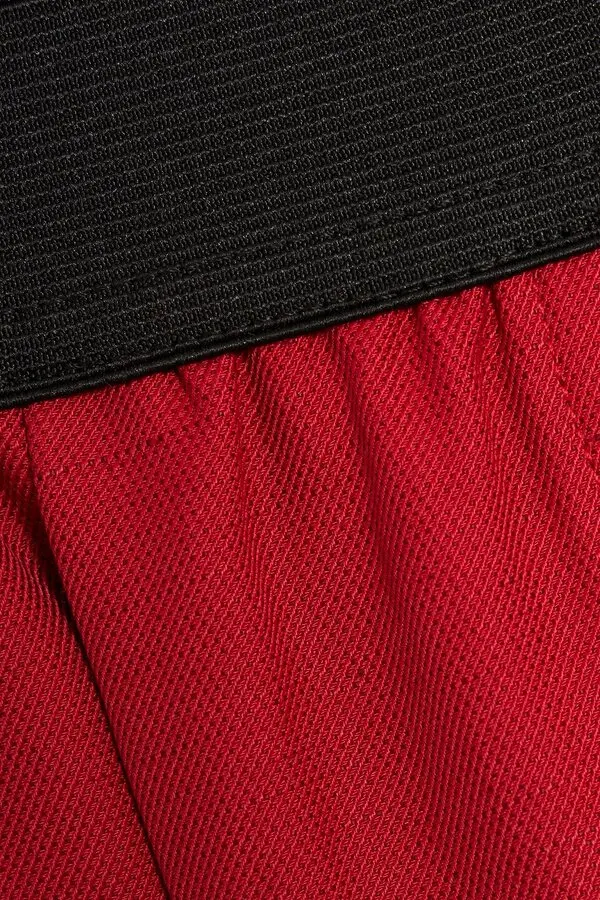 Loulou De Saison Takaroa Pleated Twill Straight-leg Pants - Red