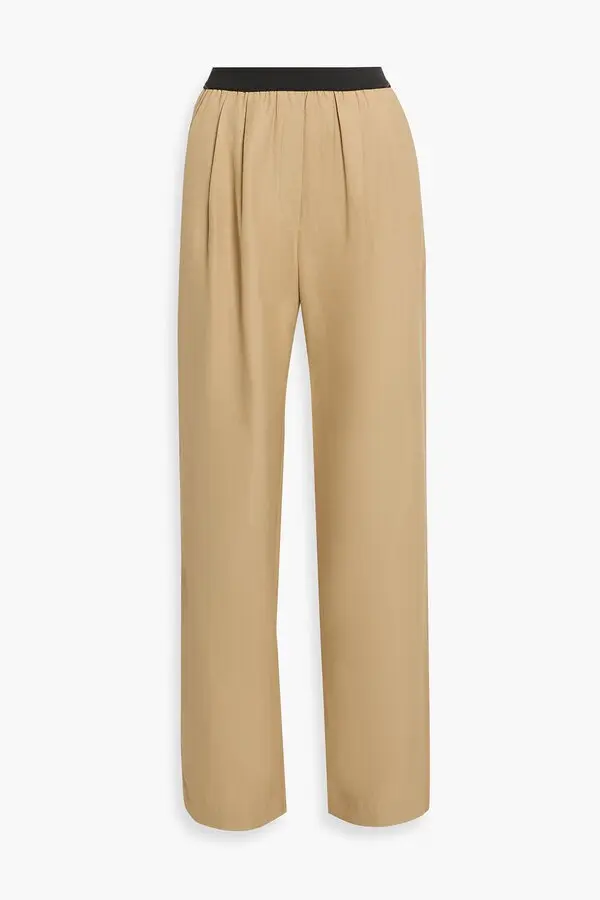 Loulou De Saison Takaroa Twill Straight-leg Pants - Sand