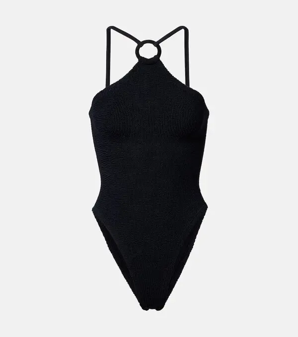 Hunza G Jasmine One Piece Swimsuit - Black