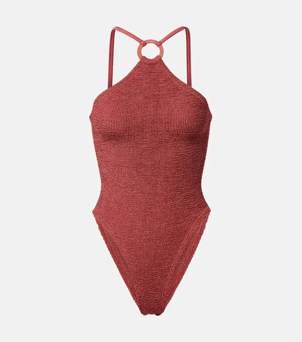 Hunza G Jasmine One-piece Swimsuit - Pink
