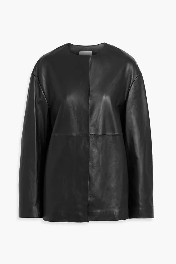 Loulou De Saison Atalia Leather Jacket - Black