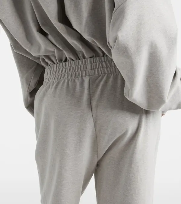 Norma Kamali Cotton-blend Jersey Sweatpants