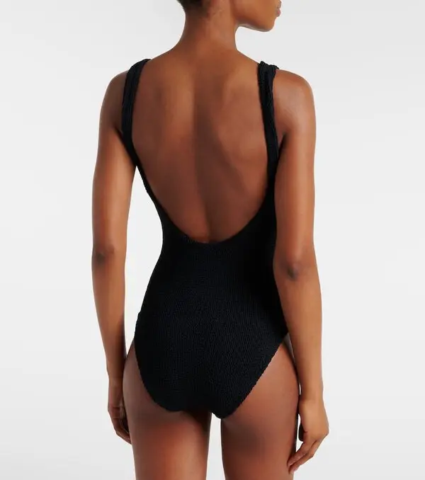 Hunza G Coverage Square Neck Swimsuit - Black
