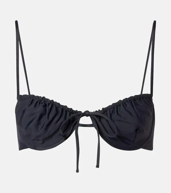 Faithfull The Brand Ombra Underwired Bikini Top - Black