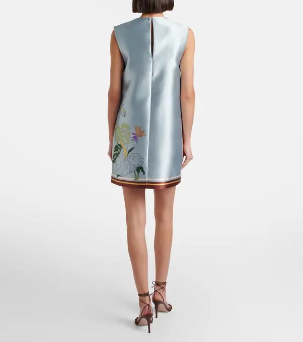 ALEMAIS Alfie Floral Minidress - Blue