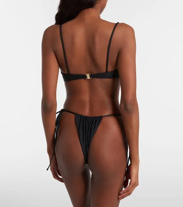 Faithfull The Brand Ombra Embellished Bikini Bottoms