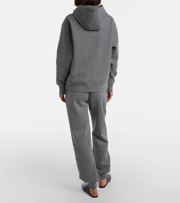 Loro Piana Banyan Cotton And Cashmere Sweatpants - Grey