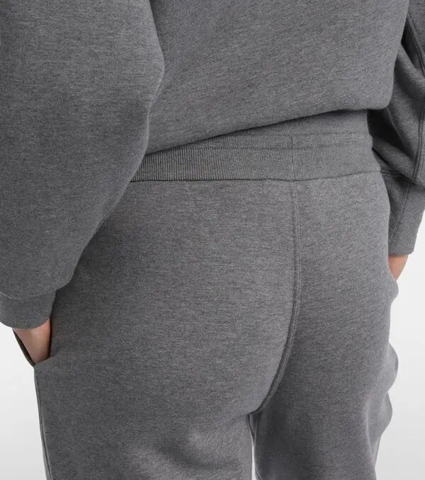 Loro Piana Banyan Cotton And Cashmere Sweatpants - Grey