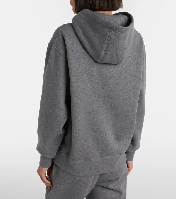 Loro Piana Banyan Cotton And Cashmere Hoodie - Grey