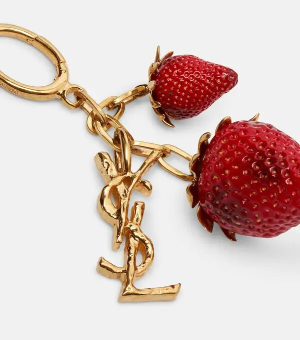 Saint Laurent Cassandre Strawberry Bag Charm