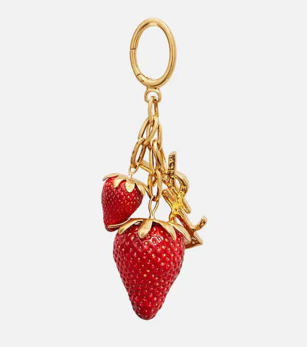 Saint Laurent Cassandre Strawberry Bag Charm