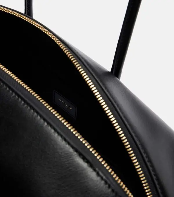 DEMELLIER Stockholm Large Leather Top-handle Bag - Black