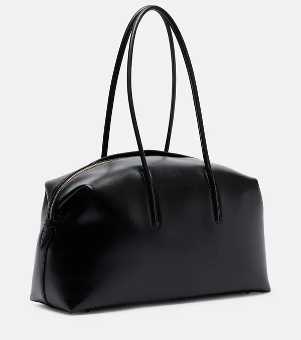 DEMELLIER Stockholm Large Leather Top-handle Bag - Black