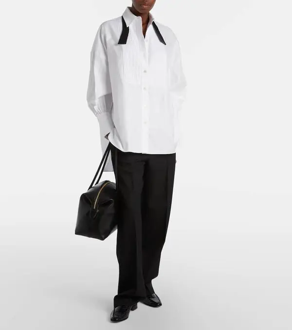 DEMELLIER Stockholm Large Leather Top-handle Bag - Black