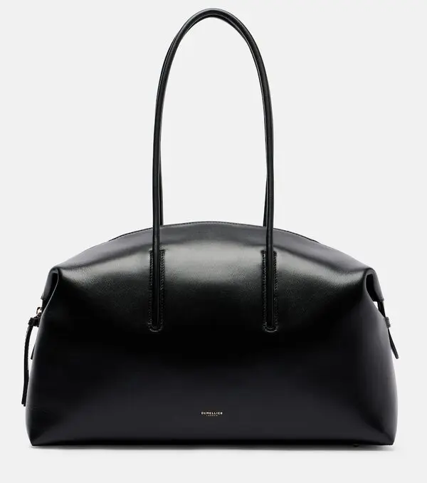 DEMELLIER Stockholm Large Leather Top-handle Bag - Black