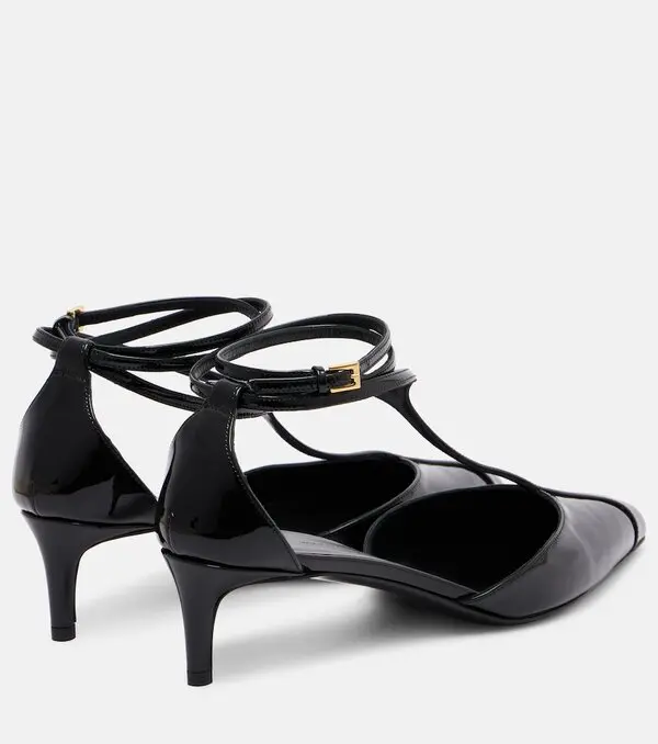 Khaite Mia Patent Leather Pumps - Black
