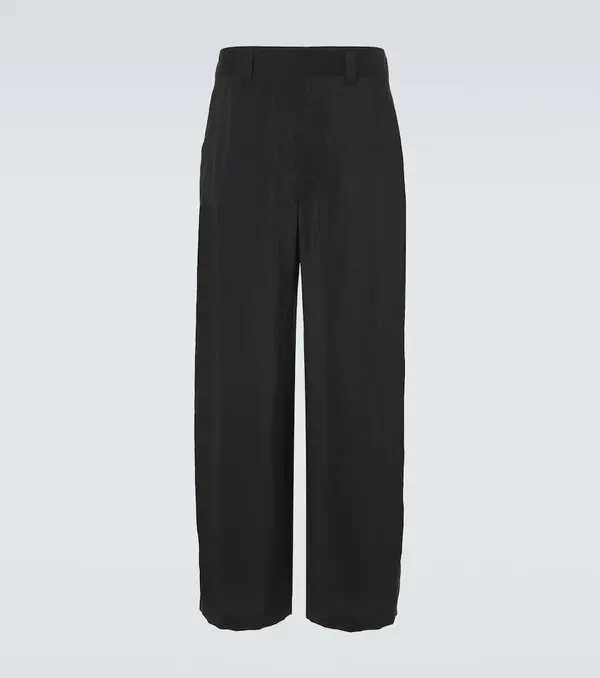 LEMAIRE Silk-blend Straight Leg Trousers