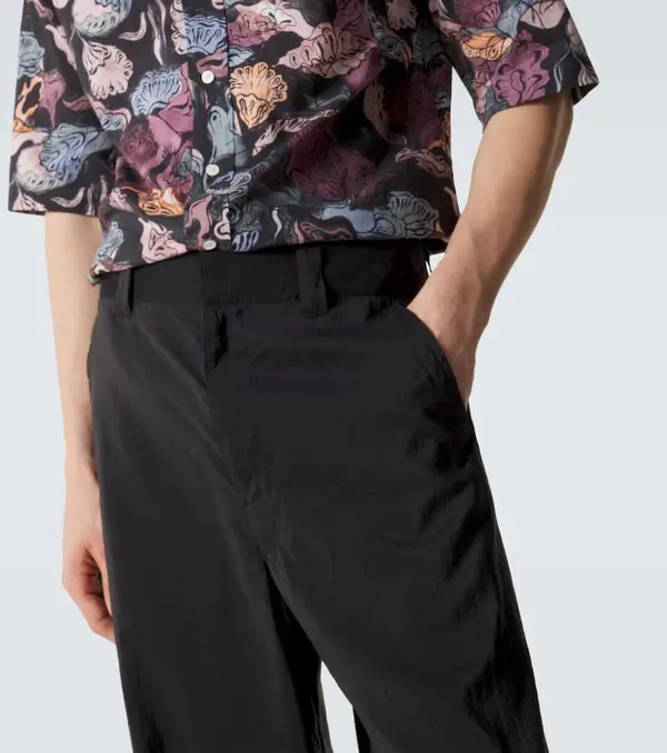 LEMAIRE Silk-blend Straight Leg Trousers