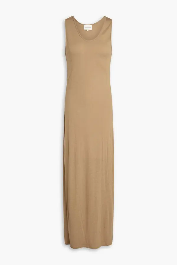 Loulou De Saison Myron Jersey Midi Dress - Sand