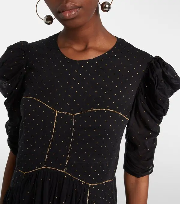 MARANT ETOILE Sichene Polka-dot Maxi Dress