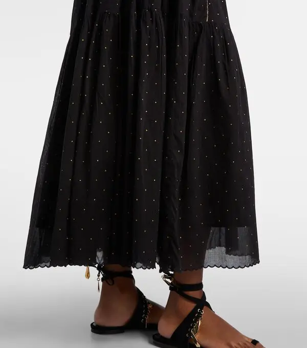 MARANT ETOILE Sichene Polka-dot Maxi Dress