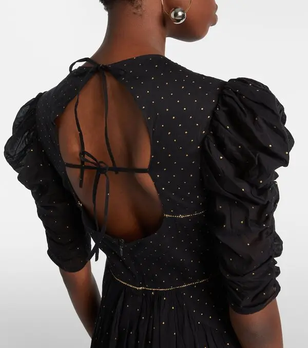MARANT ETOILE Sichene Polka-dot Maxi Dress