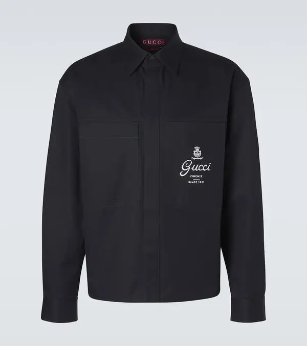 Gucci Logo Cotton Shirt