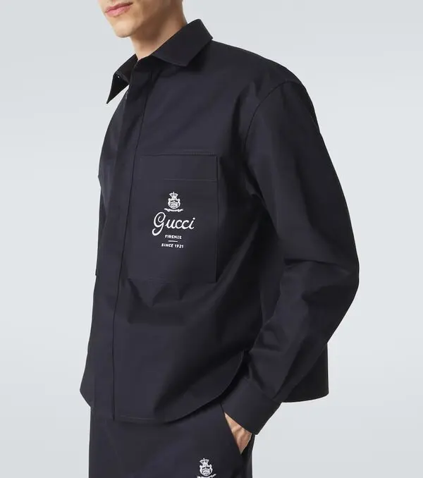 Gucci Logo Cotton Shirt