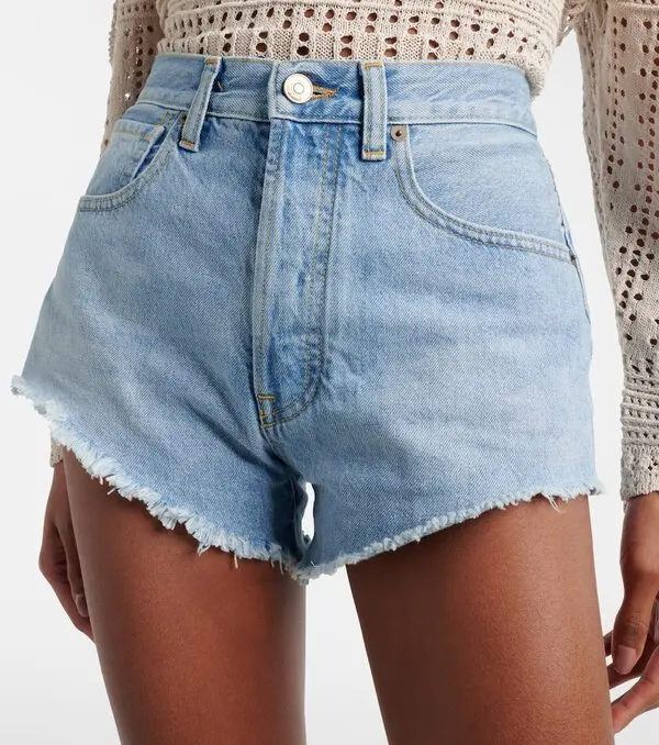 Alanui Island's Diary Denim Shorts