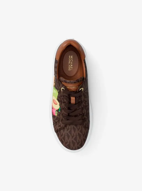 Michael Kors Romey Embellished Logo Sneakers
