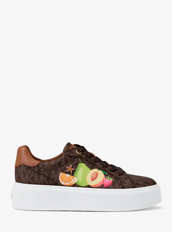 Michael Kors Romey Embellished Logo Sneakers