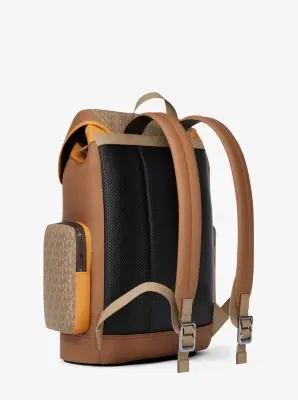 Michael Kors Signature Logo City Backpack - Natural