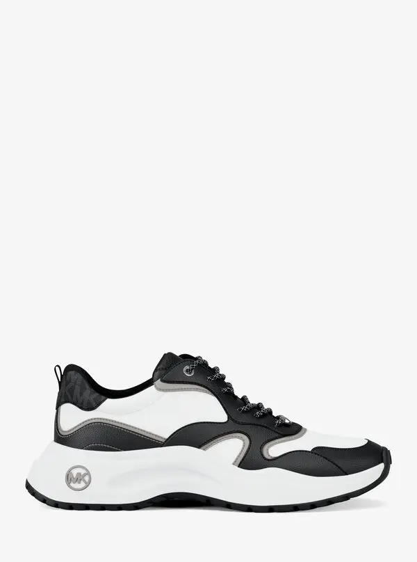 Michael Kors Levie Mixed-media Trainer