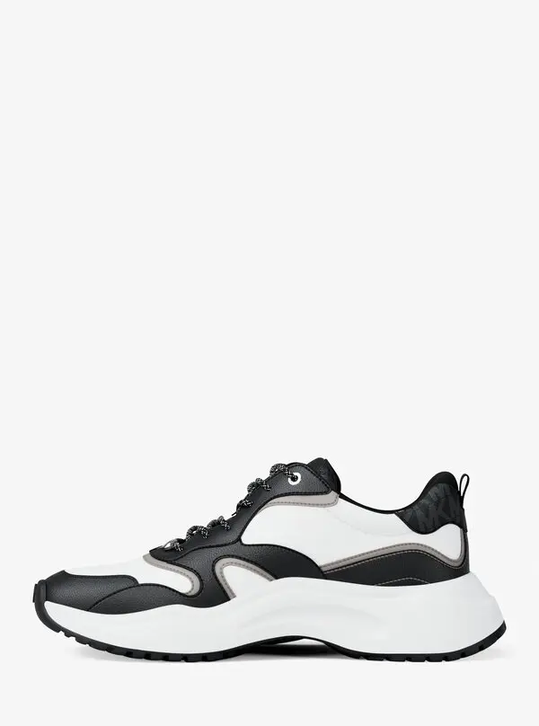 Michael Kors Levie Mixed-media Trainer