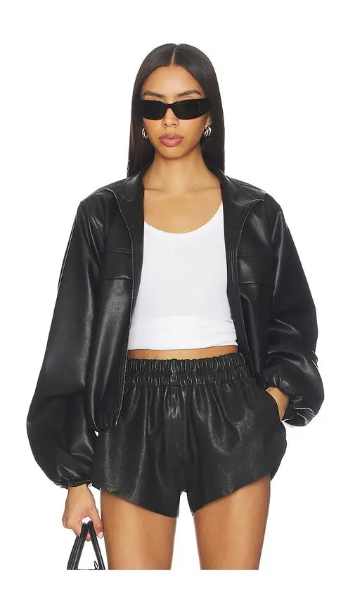Superdown Kaelynn Faux Leather Jacket