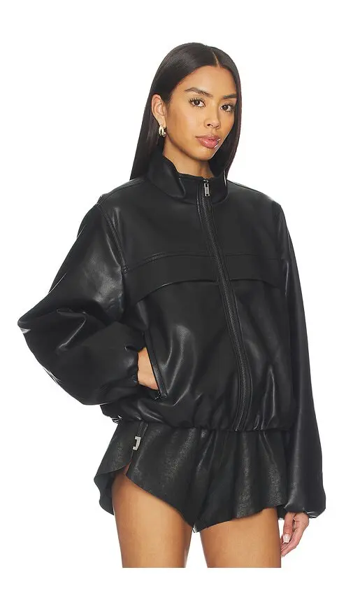 Superdown Kaelynn Faux Leather Jacket