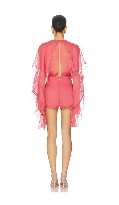 Bardot Carson Ruffle Playsuit