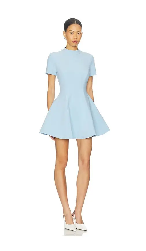 Bardot Zephyra Collar Mini Dress - Soft Blue