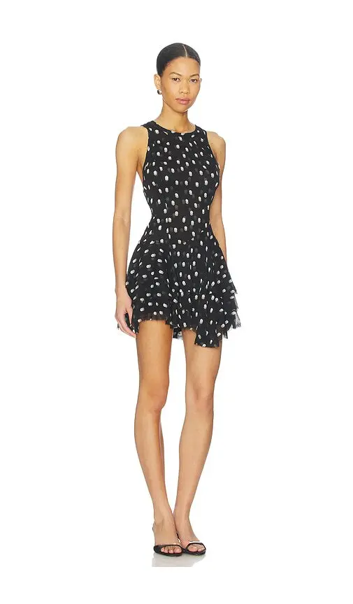 Free People Raven Printed Mini Dress