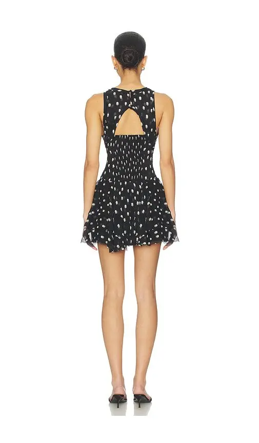 Free People Raven Printed Mini Dress